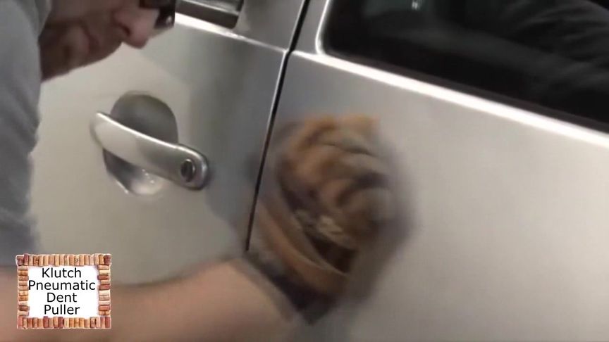 简单的汽车钣金修复工具,以后车被怼了你可以自己修