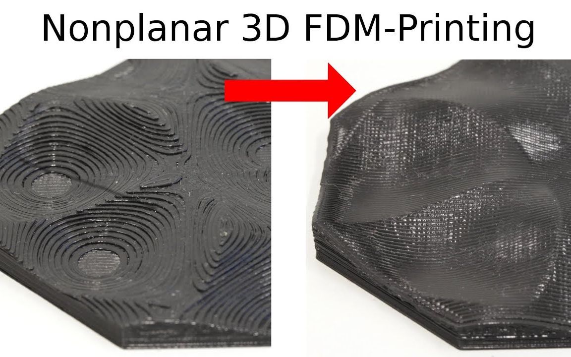 FDM新技术:非平面3D打印
