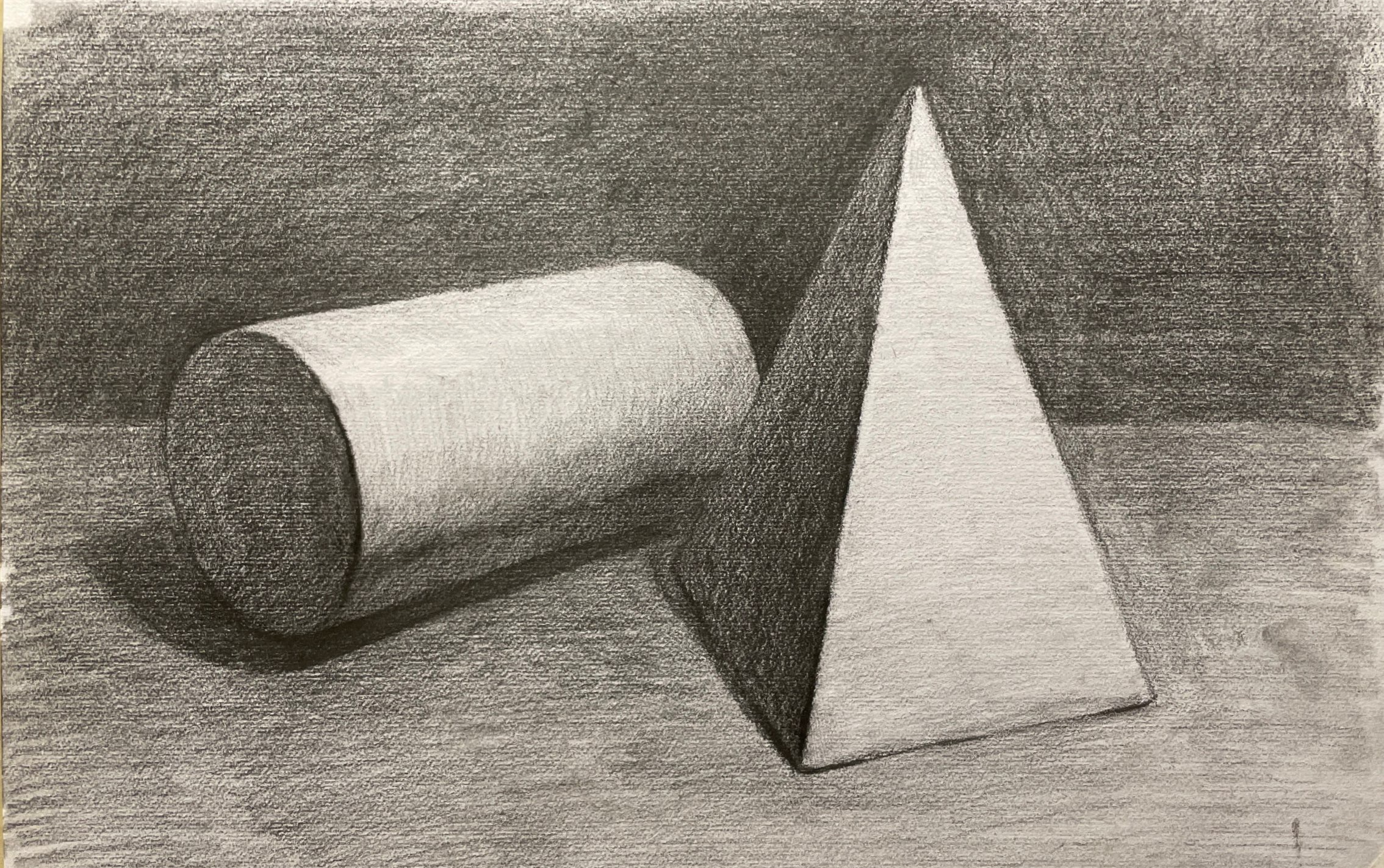 真实的素描教学(几何体组合)