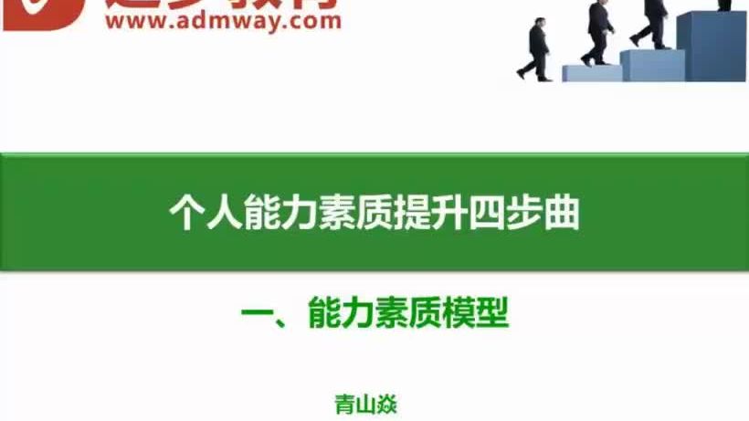 【课时1】能力素质模型1-能力对的人的影响