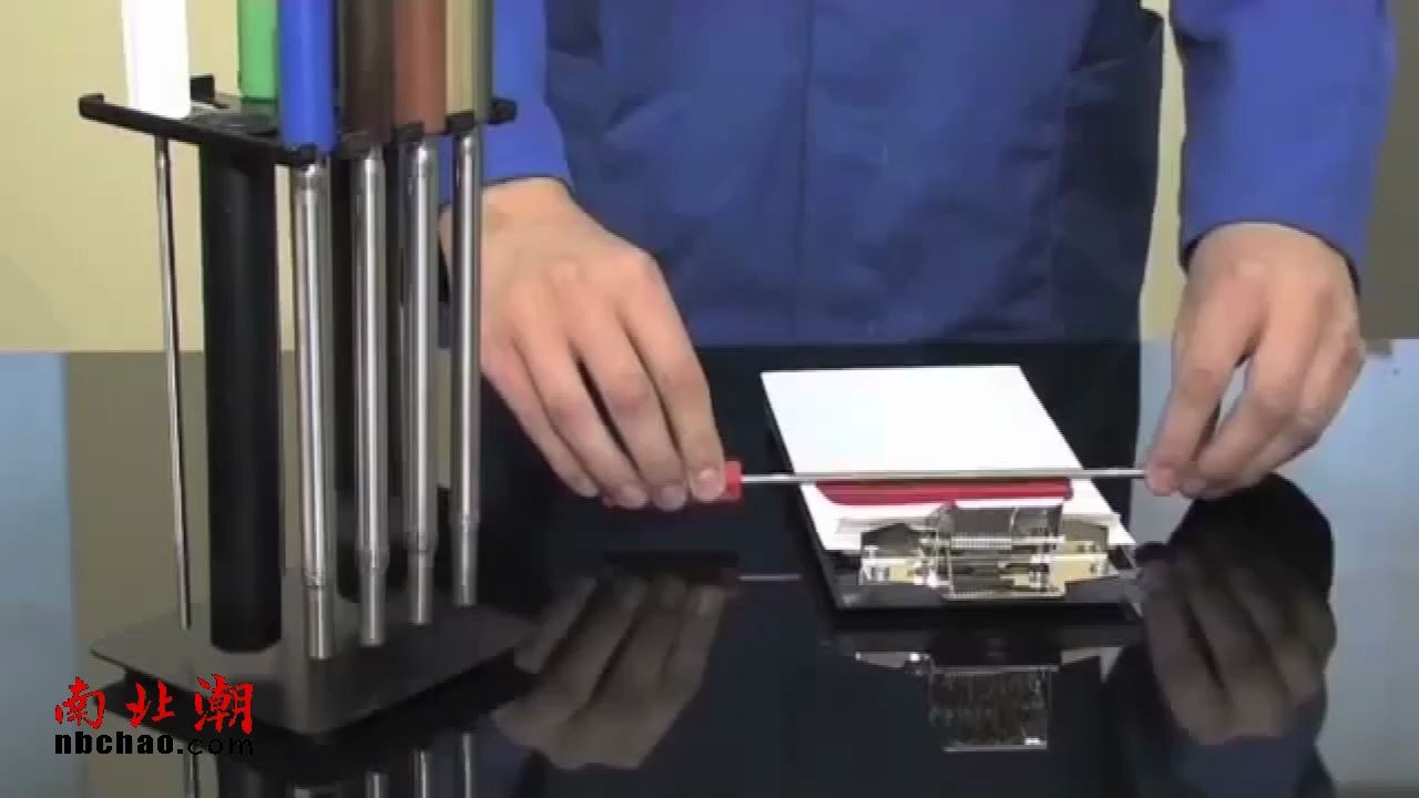 RK线棒涂布器刮墨棒涂布实验操作演示【南北潮商城】