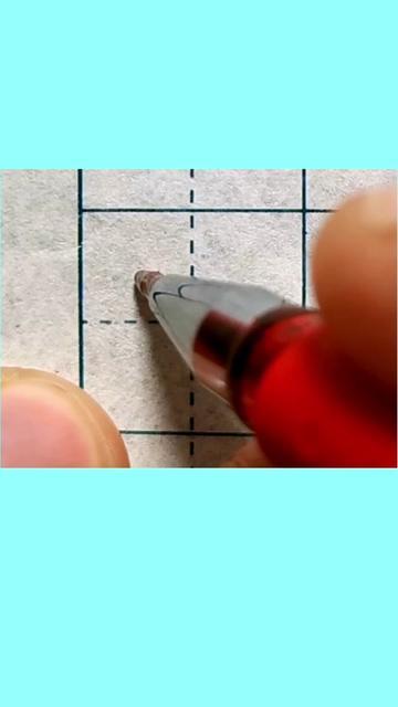 基本笔画要常练习练字技巧,硬笔书法,规范字书写,写字是一种生活,硬笔...