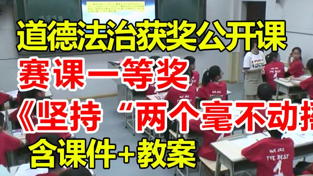 坚持“两个毫不动摇”【公开课】【高中政治优质课】【全国大赛一等...