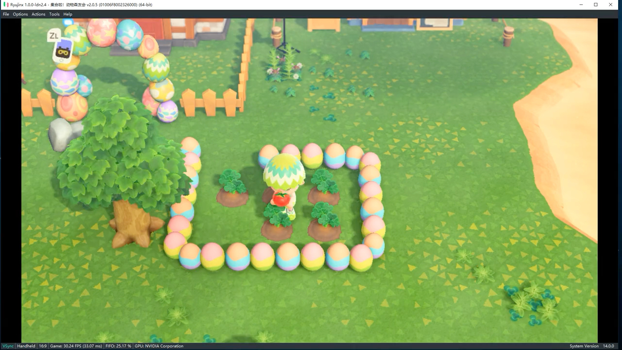 集合啦动物森友会pc电脑模拟器版,收西红柿,附阿里云下载链接