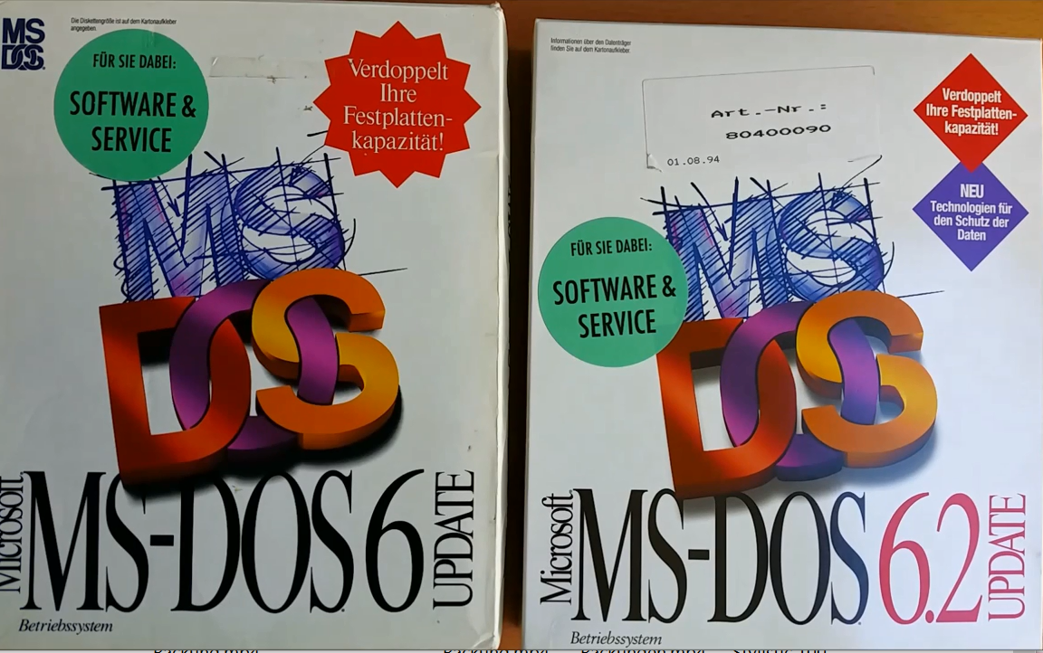 ...【生肉】向永不磨灭的经典致敬!——老外的MS-DOS操作系统开箱!