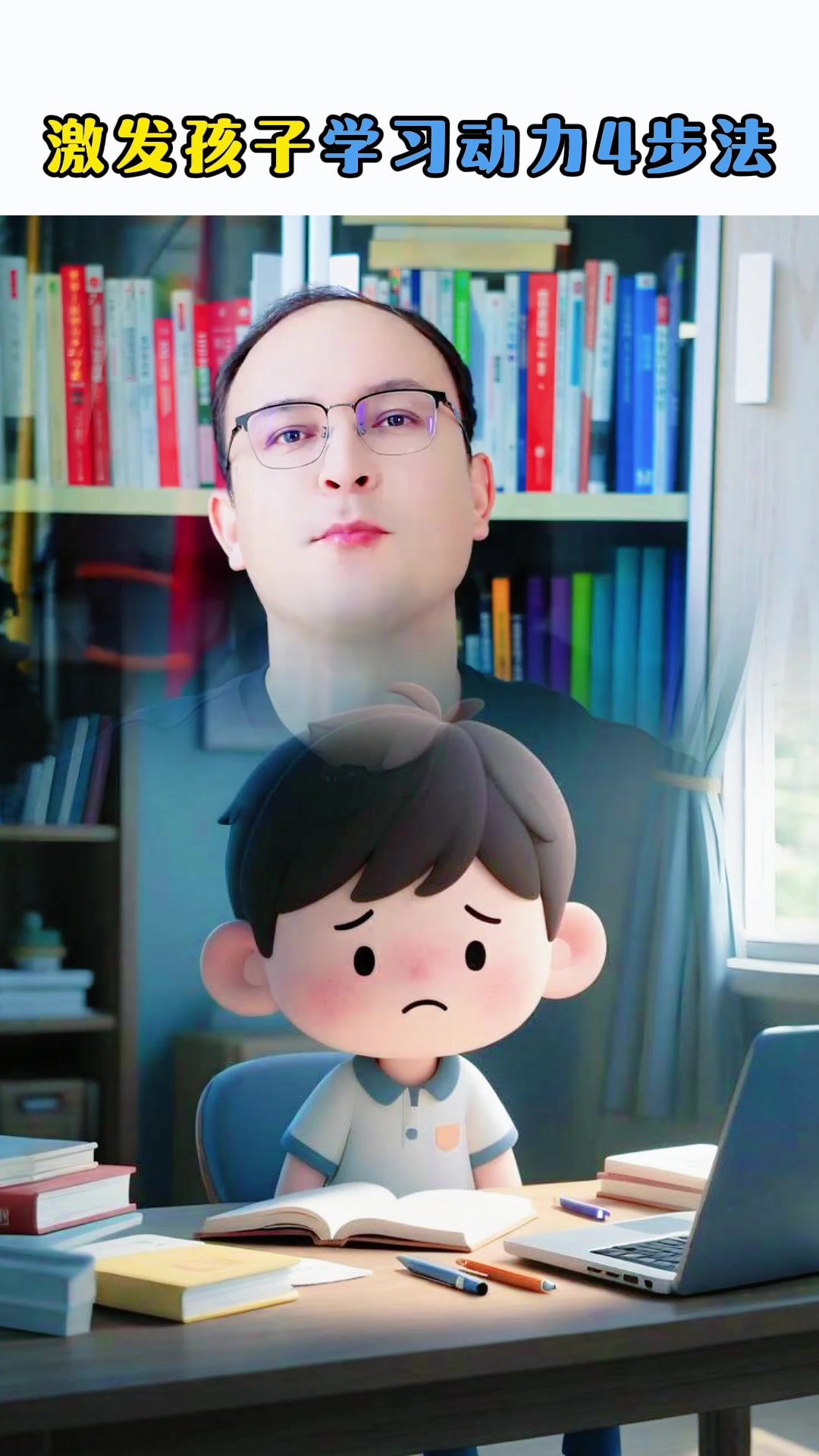 让孩子从被动学到主动学,学霸自律四步法分享给你!#教育 #亲子关系 #...