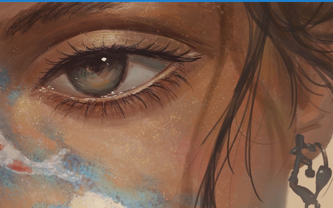 【绘画过程】超美的人物脸部特写