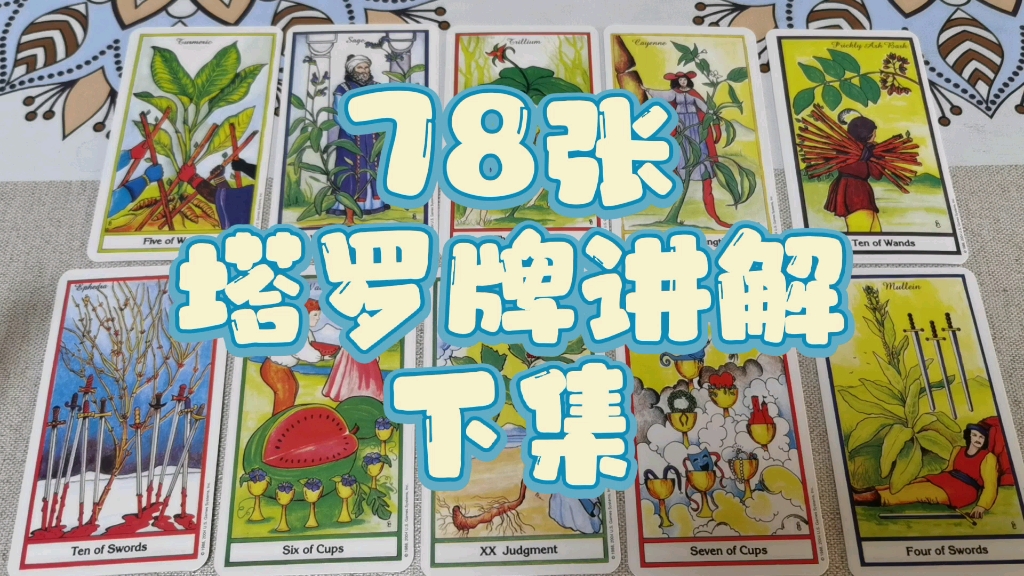 爽爽塔罗:78张塔罗牌讲解(下集)