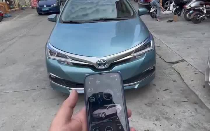 丰田 卡罗拉 汽车改装 丰田卡罗拉双擎 原车一键启动升级手机控车 ...