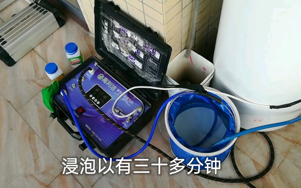 格力水之韵空气能热水器清洗,家电清洗老张分享过程