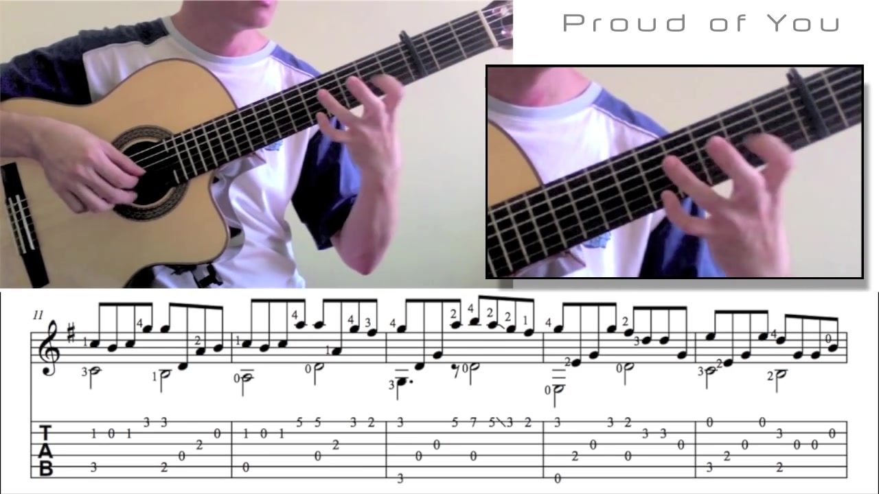 【吉他谱】我的骄傲-挥着翅膀的女孩