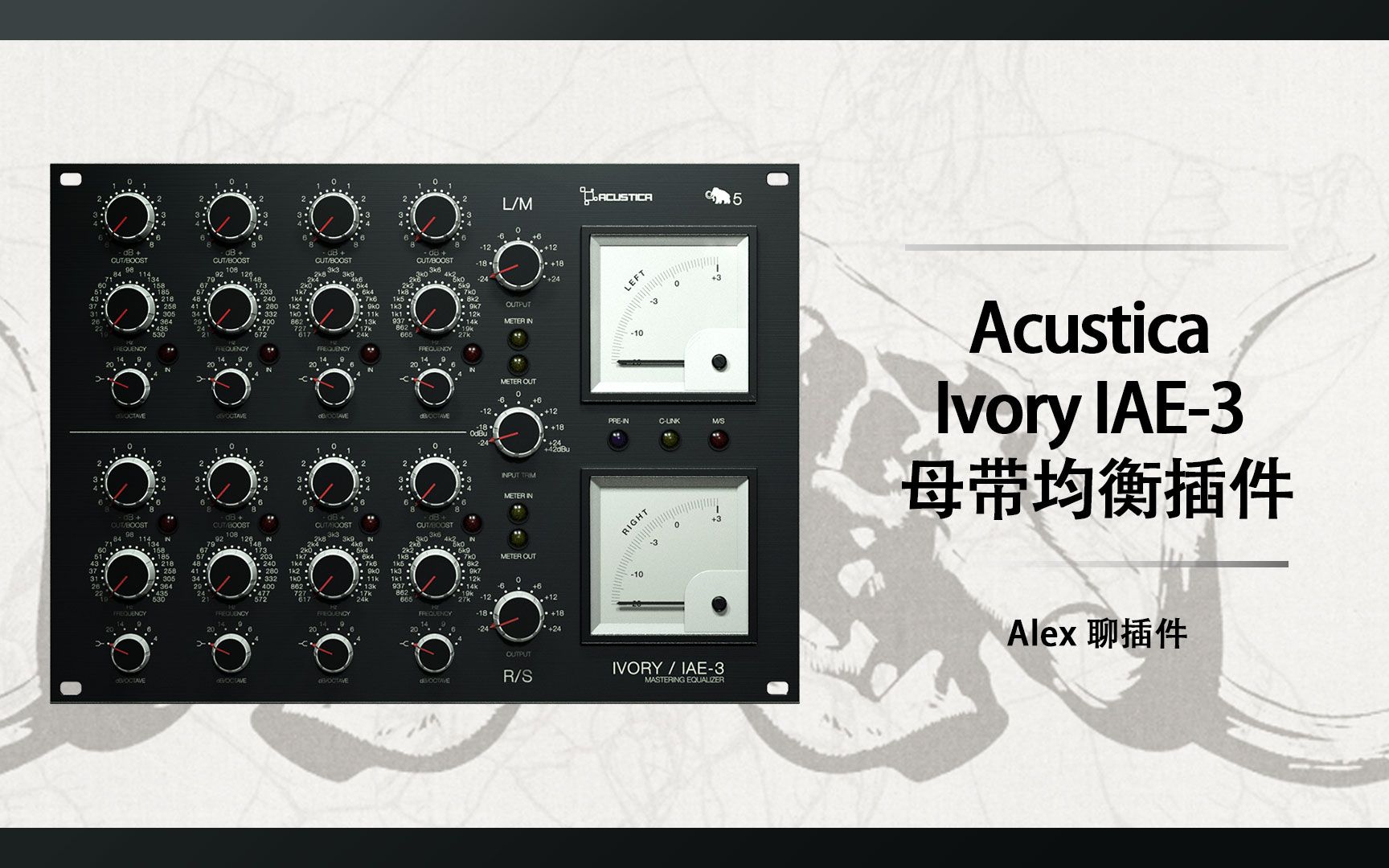 Acustica Ivory IAE3 母带级均衡插件 - 通过采样技术对高端设备的精准...