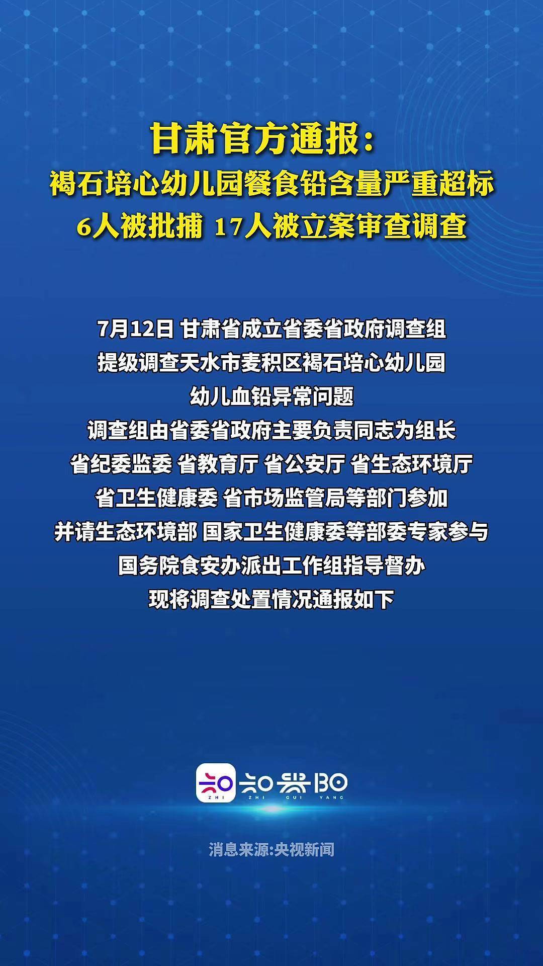 ...6人被批捕17人被立案审查调查#褐石培心幼儿园编辑:何元顺审核:曾昕