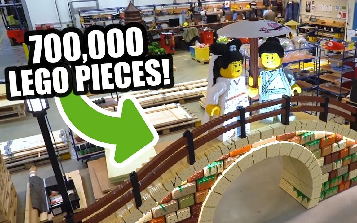 70万颗粒模型幕后花絮!杭州乐高专卖店大型乐高模型制作过程