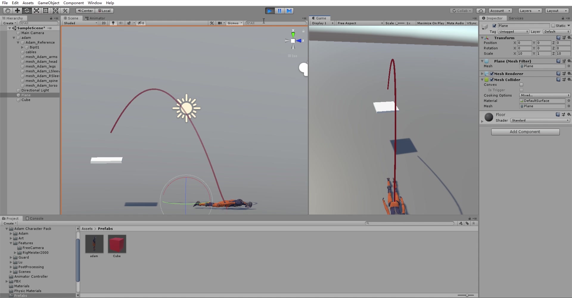 [UNITY]Unity中计算布娃娃重心位置