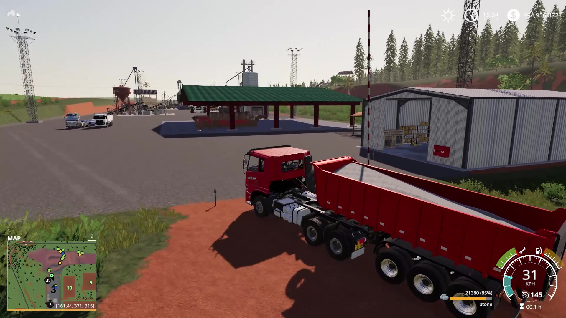 拉个砂石还要插队,铲车司机一气之下不让装了! 模拟农场19MOD