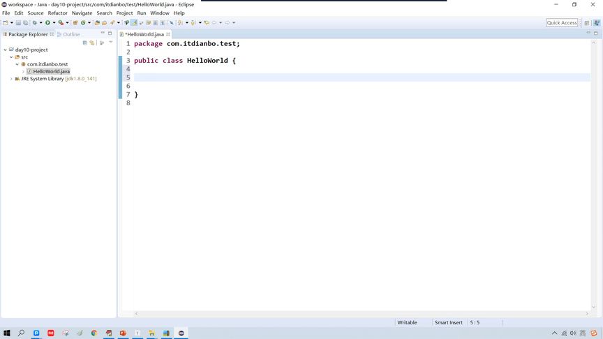 143.点播教育_使用 eclipse 创建简单 java 工程