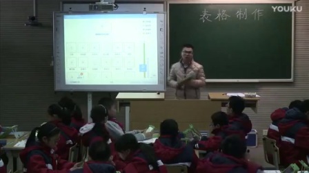 华东师大版站年级信息技术《表格的制作》(2016年新媒体新技术教学...