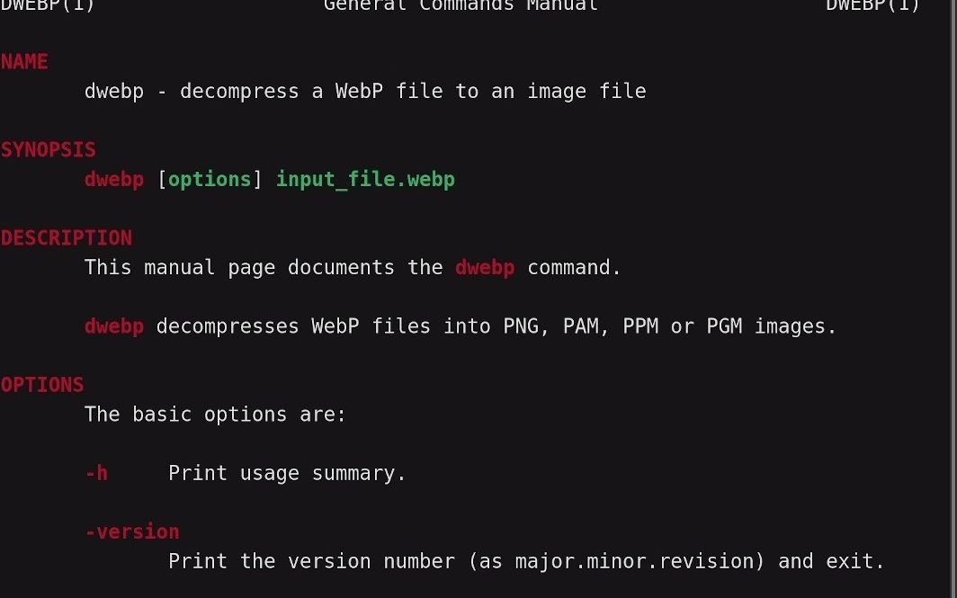 用dwebp 转换 webp 图片为 png 格式,用 jp2a 把 png 转换成 ASCII 图形