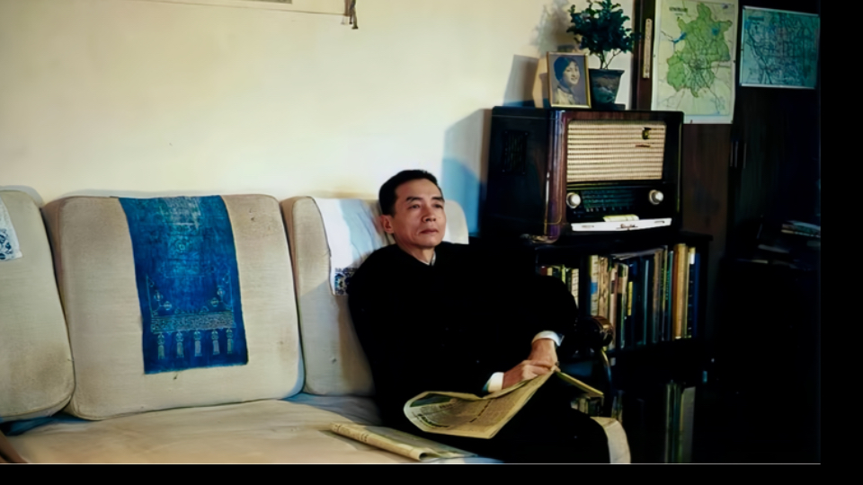 1955年,51岁的林徽因病逝,梁思成独自坐在沙发上,一脸落寞
