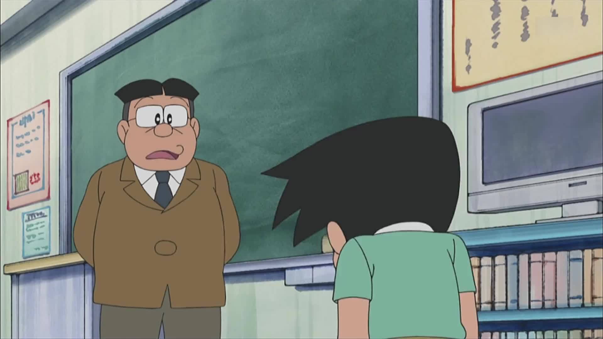 哆啦A梦:老师偏爱小夫让大雄很嫉妒