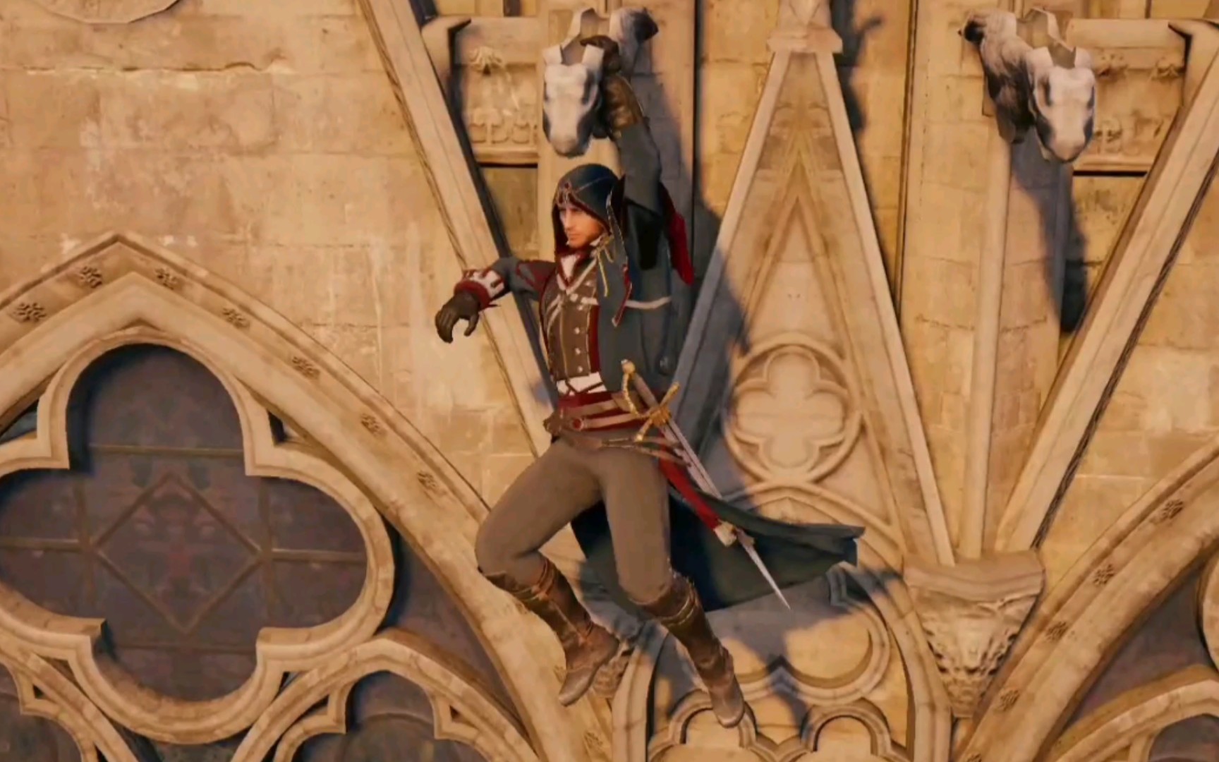 【刺客信条大革命】时隔一年,这些动作依然是这么帅