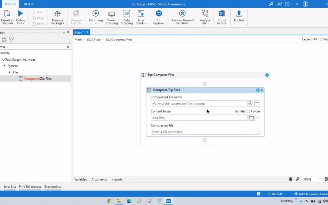 How to Zip and UnZip Files in UiPath _ Compress _ Extract Files Ui...
