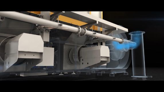 RTO蓄热式氧化炉废气治理设备原理演示动画