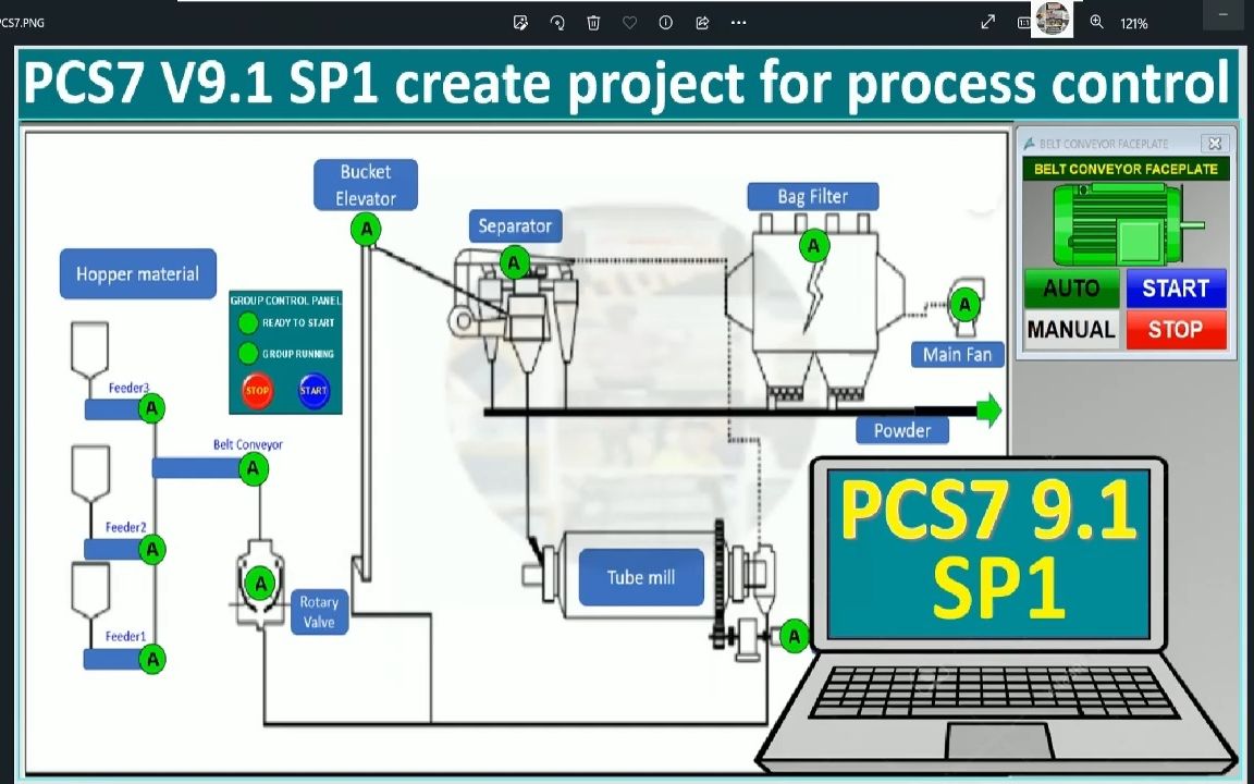 西门子PCS7 V9.1 SP1过程控制实例仿真第1部分