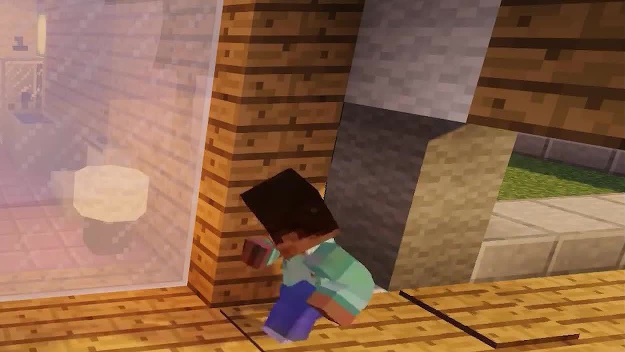 我的世界小剧场:阿青的怕怕是大佬! #我的世界 #mc动画 #minecraft #...