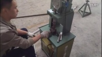 不锈钢圆管坡口机 楼梯扶手栏磨口机现场操作视频