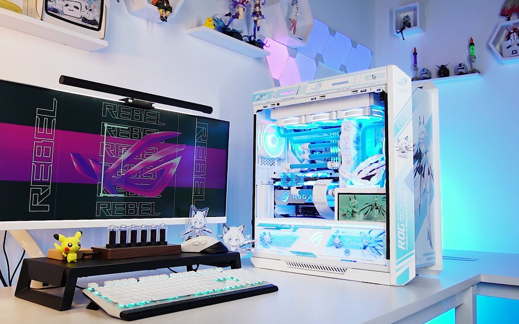 MOG制作-太阳神#吹雪姬#分体式水冷方案展示