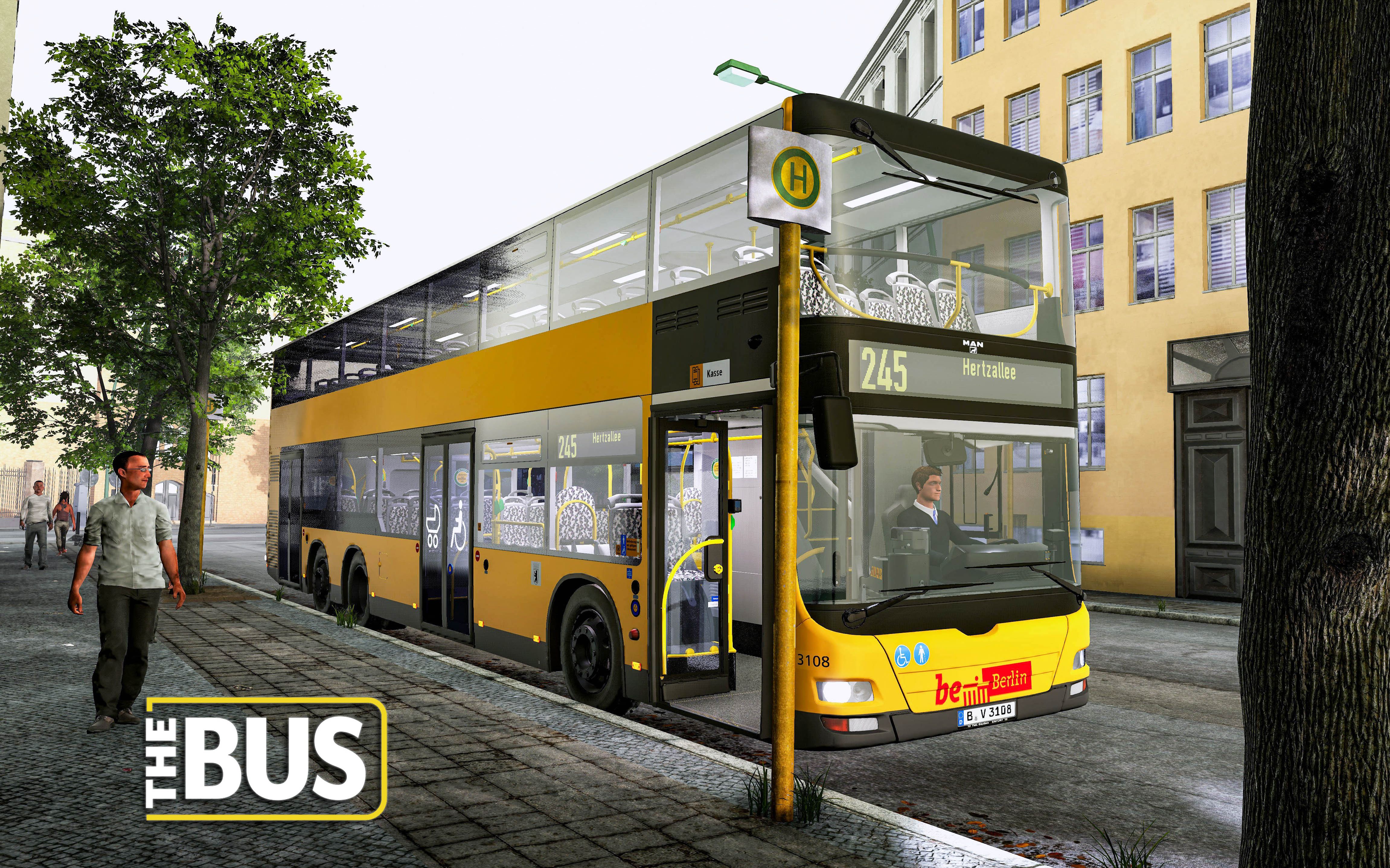 《The Bus》试玩新的245线前往罗伯特科赫广场 | 城市公交模拟