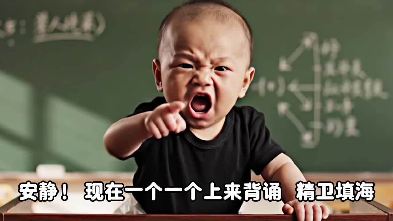 一个一个给我过来背课文!