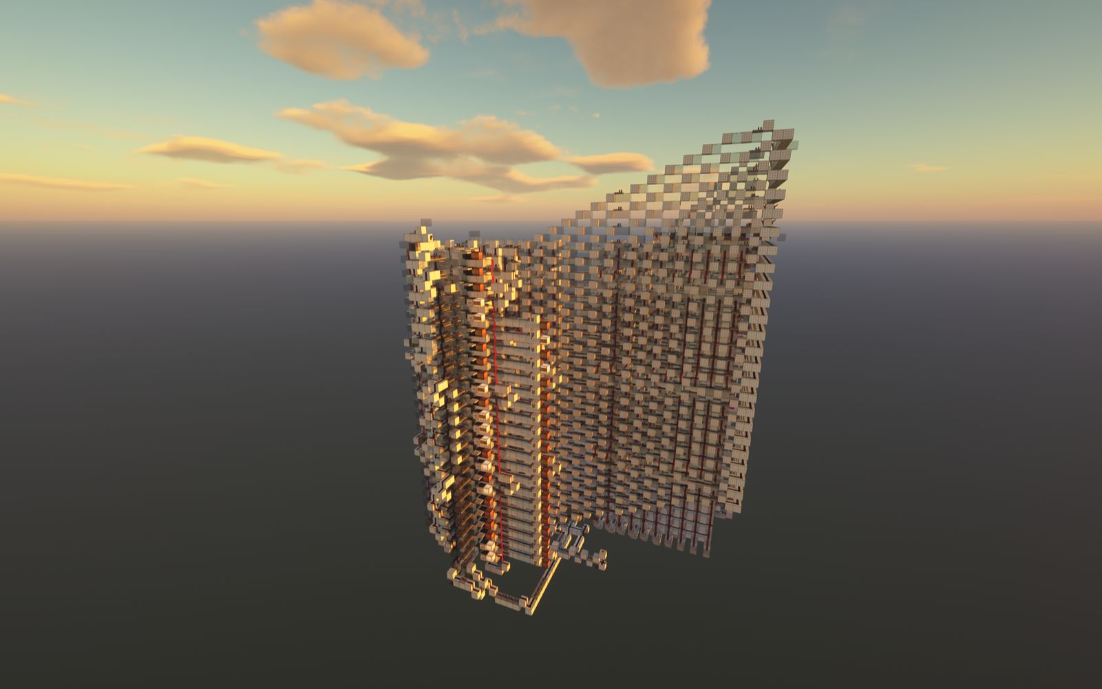 [Minecraft红石] 二进制指数函数计算器