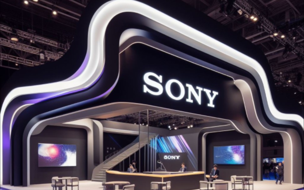 AI 绘画模拟 Sony展台