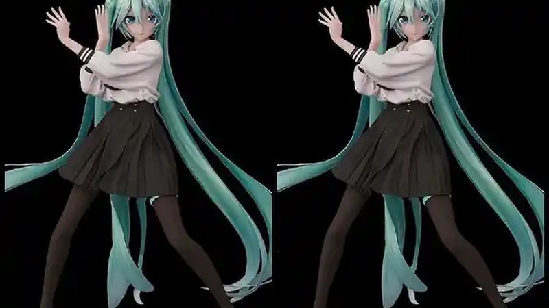 裸眼3D MMD 像神一样呐