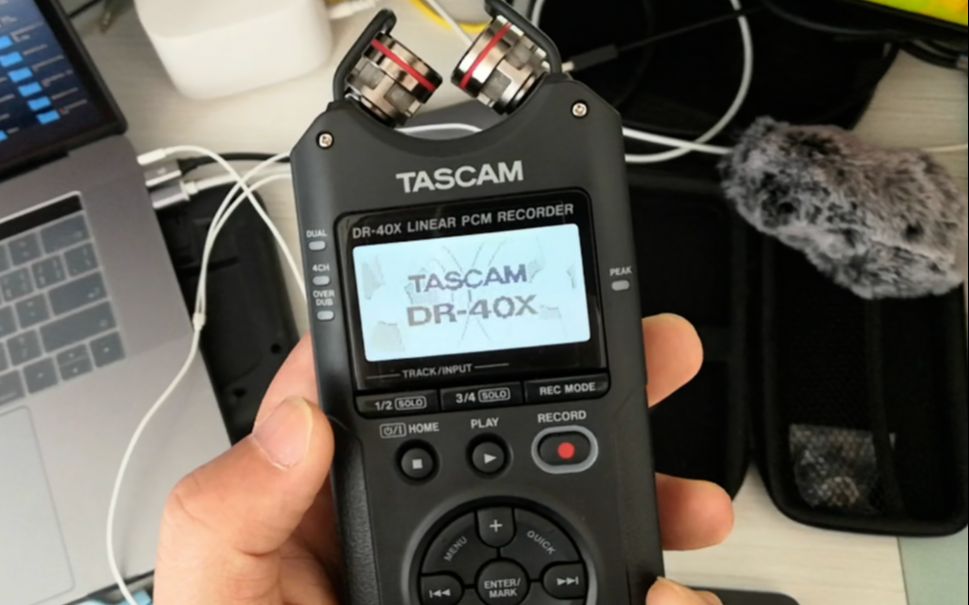 TASCAM DR-40X 开箱 固件升级视频