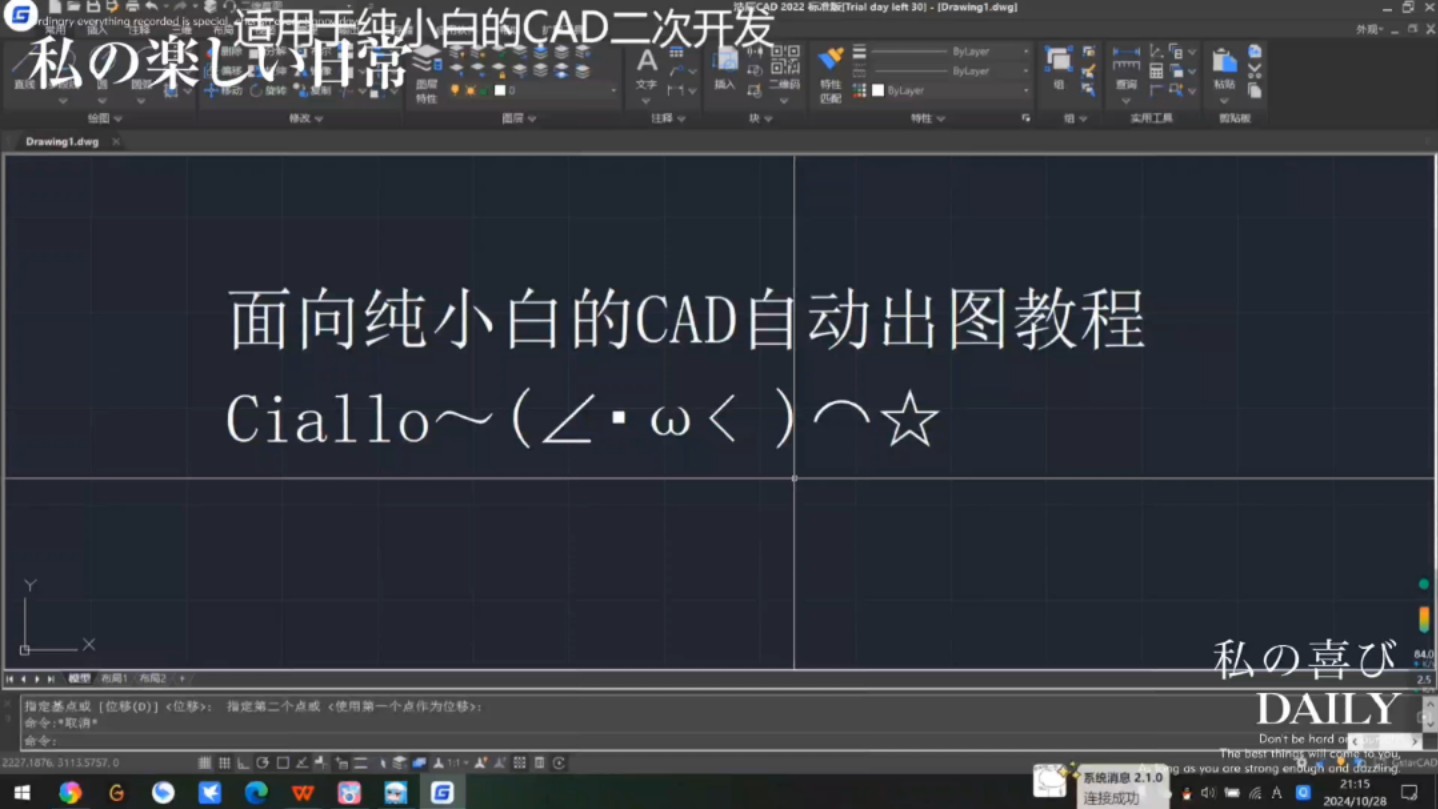 简易CAD二次开发自动出图干货,小白也能快速上手使用