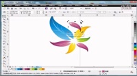 CorelDRAW教程CDR广告设计新手教程制作花卉名片