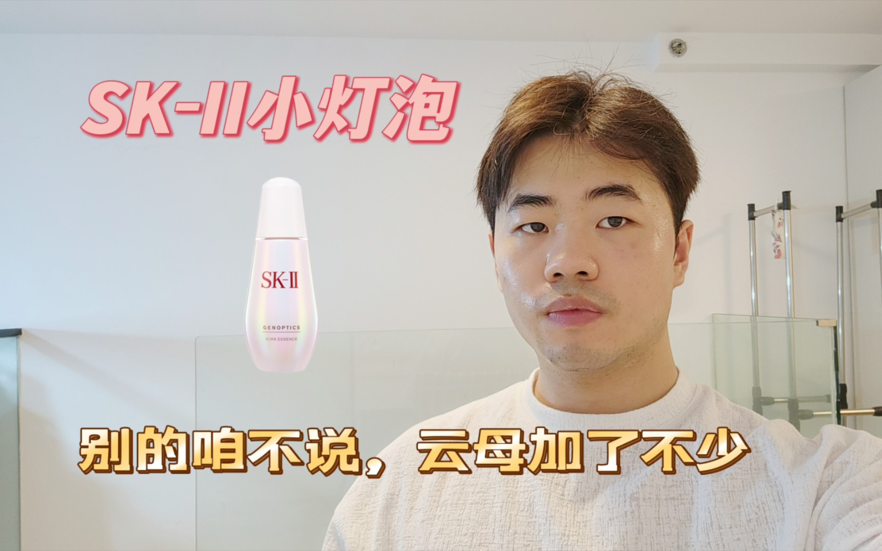 SK-II小灯泡,别的咱不说,云母加的还挺多
