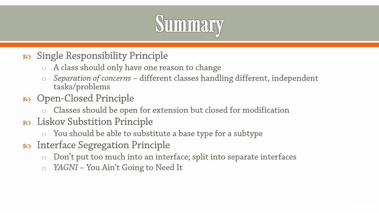 【C# 与 .NET 设计模式】第 008 讲:SOLID 设计原则总结