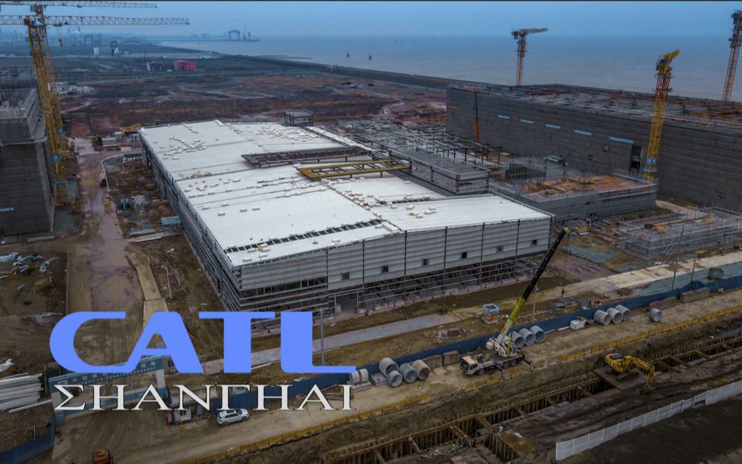 【宁德时代上海】看见白色屋顶 \在建上海工厂更新\宁德时代全球市占...