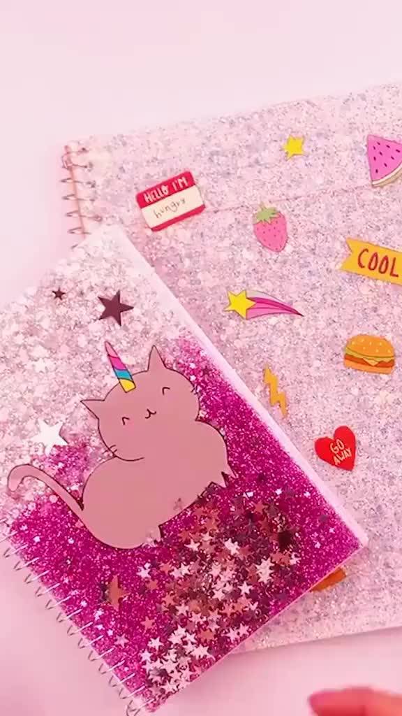 用滴胶做的笔记本太美了