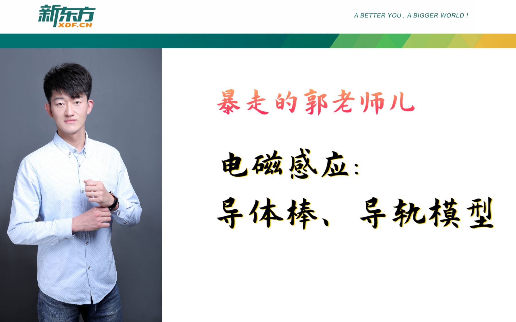 电磁感应:导体棒、导轨模型