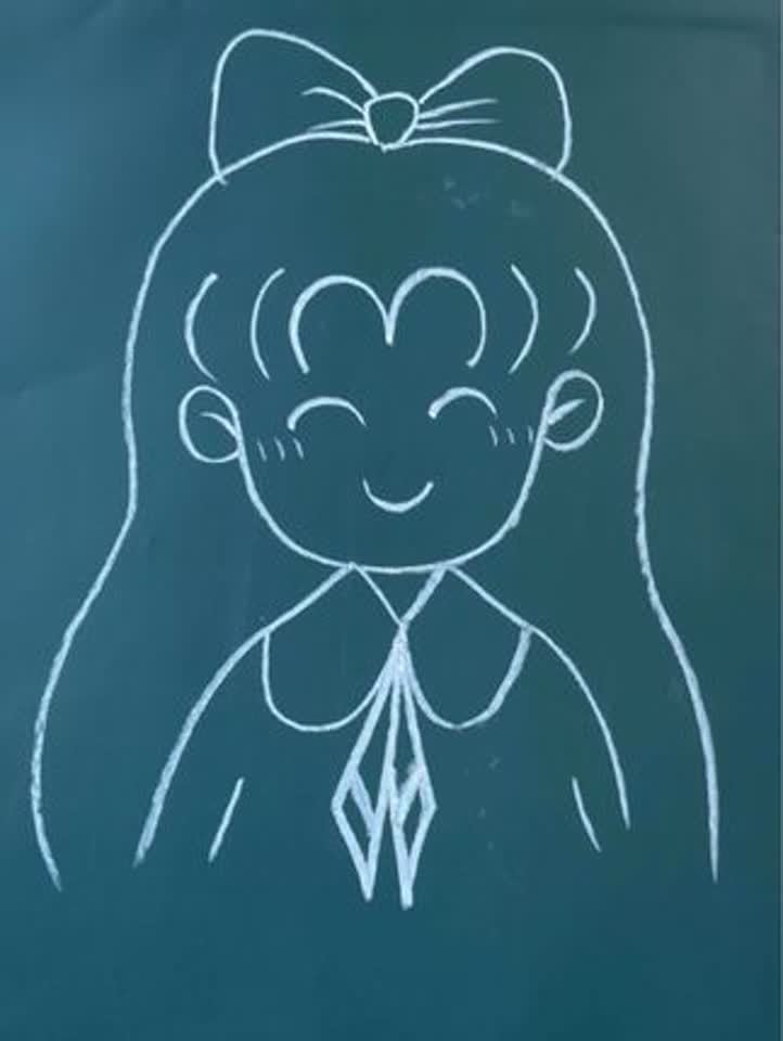 数字3画小女孩,这样画很简单#一学就会系列 #儿童简笔画 #绘画教程 #...