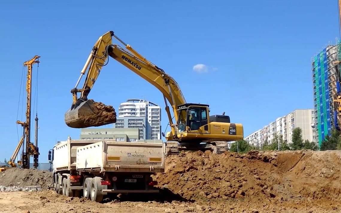 【holbra】小松KOMATSU PC450 LC挖掘机装车