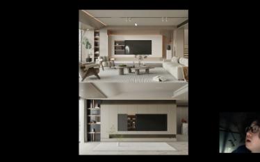 电视背景墙建模 3DSMAX背景墙建模 电视背景墙 沙发背景墙 卧室背景...