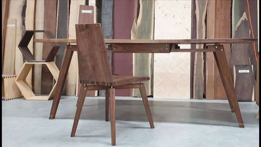实木椅子制作过程全程记录木工作业
