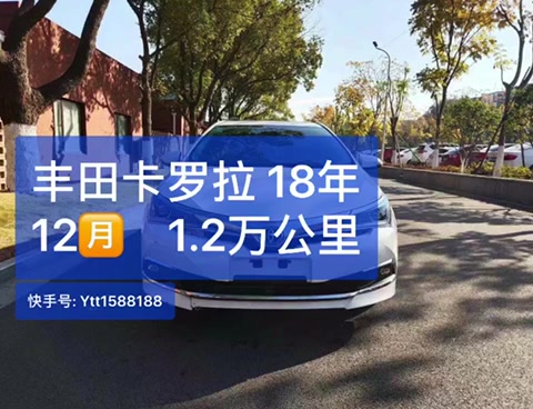 丰田卡罗拉 18年12月